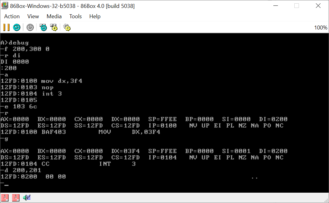 V20 INS instruction not working on b5000+ · Issue #3723 · 86Box/86Box · GitHub