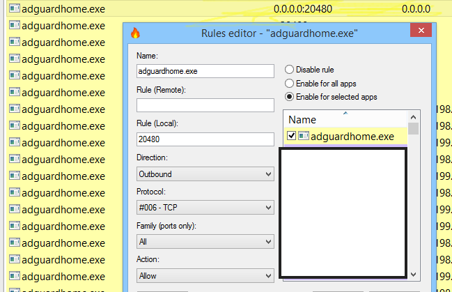 simplewall+adguardhome · Issue #501 · henrypp/simplewall · GitHub