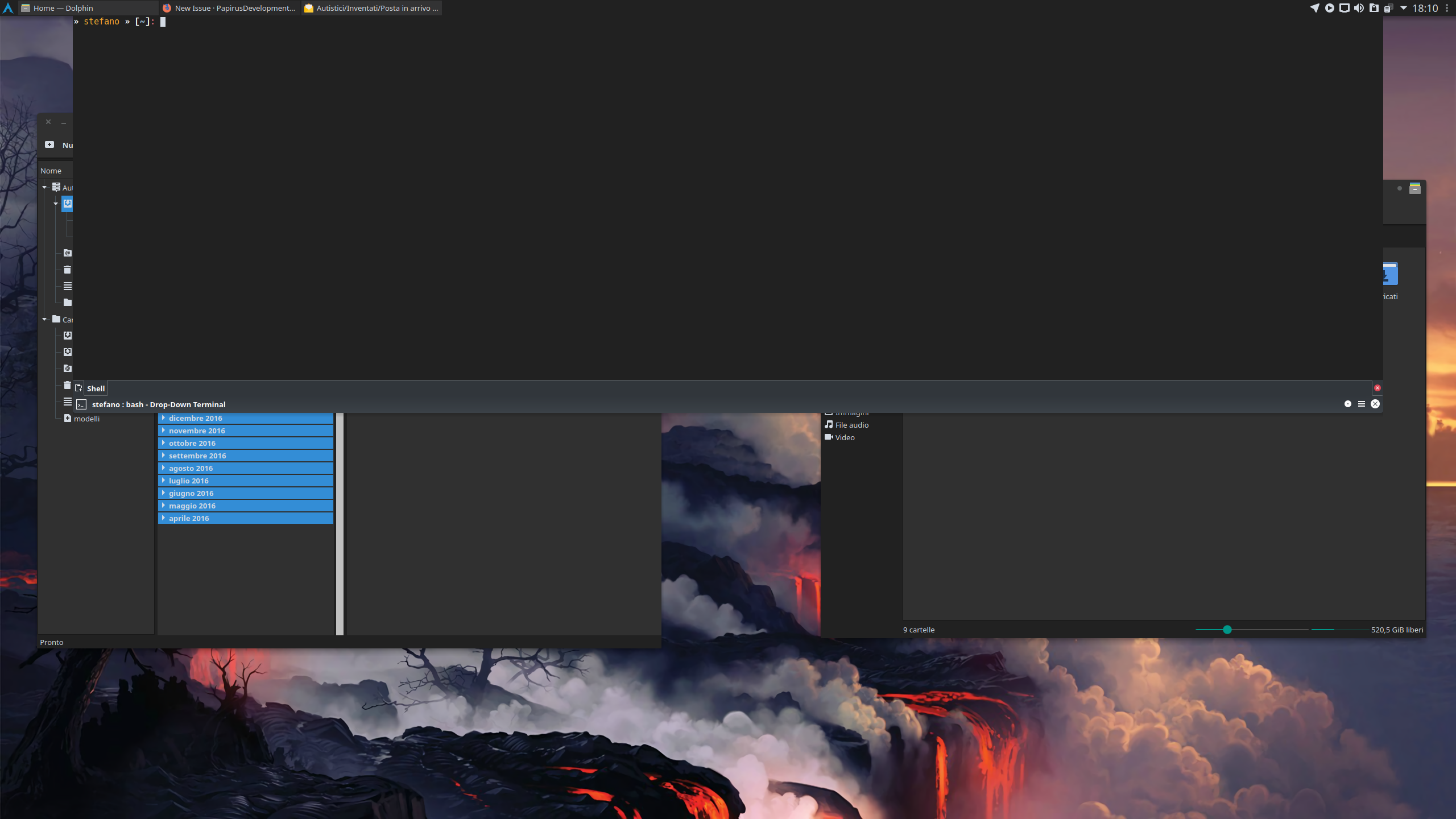 Request: Add a shadow at the bottom of yakuake themes · Issue #5 ...