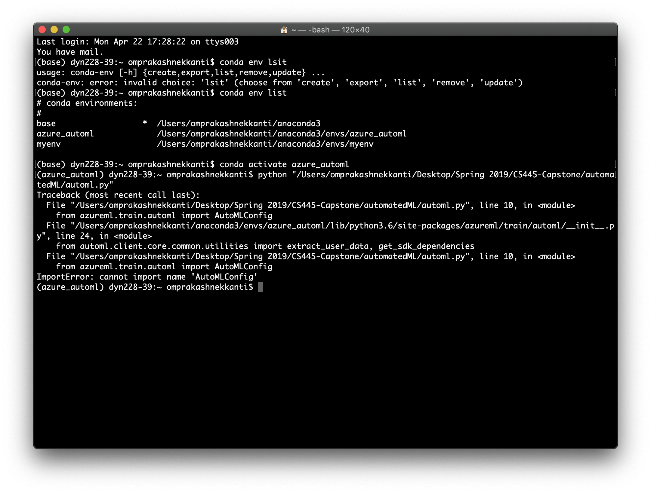 i couldnt import AutoMLConfig in my script · Issue #327 · Azure/MachineLearningNotebooks · GitHub