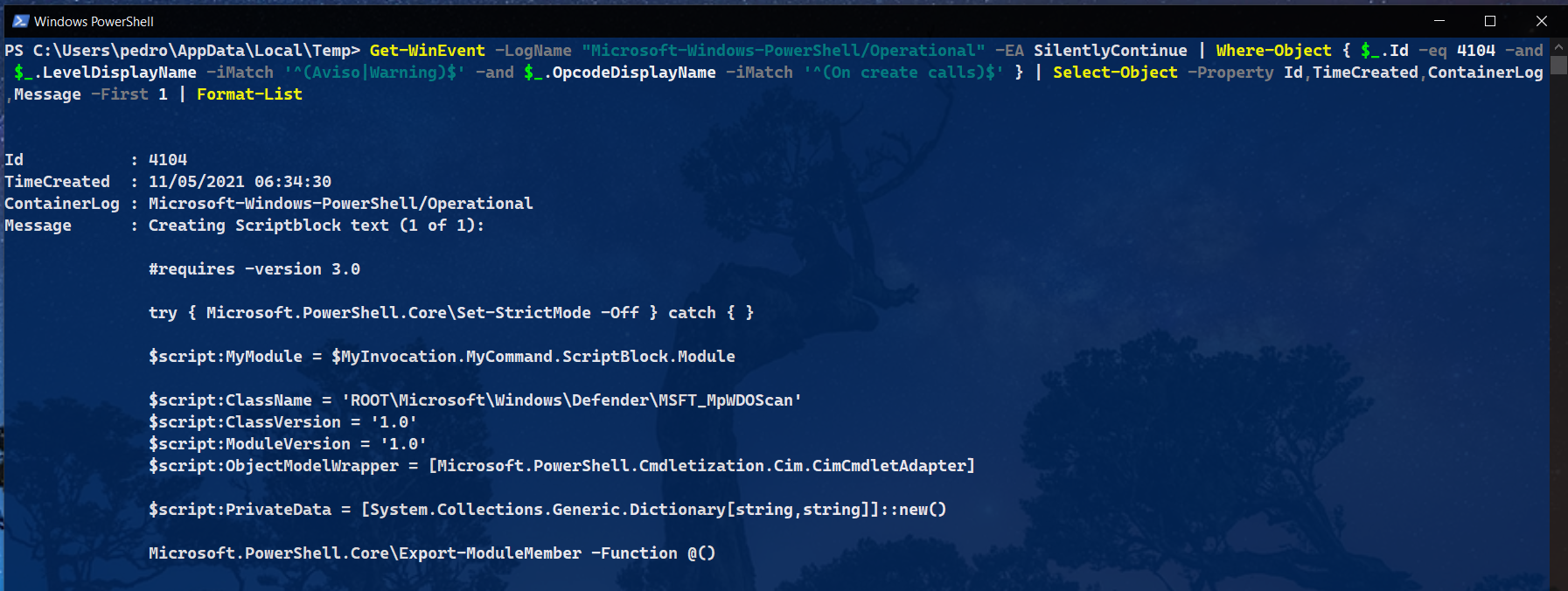 eventvwr - manage system logfiles · GitHub