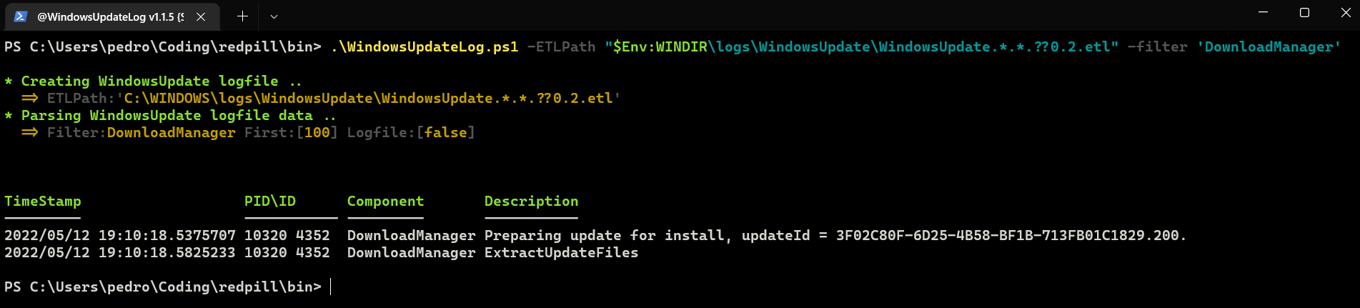 Convert ETL logfiles into readable data · GitHub