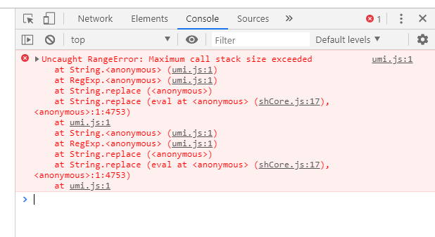 umi打包项目index.html页面引入代码高亮插件shCore.js后报错打不开 · Issue #5064 · umijs/umi ...