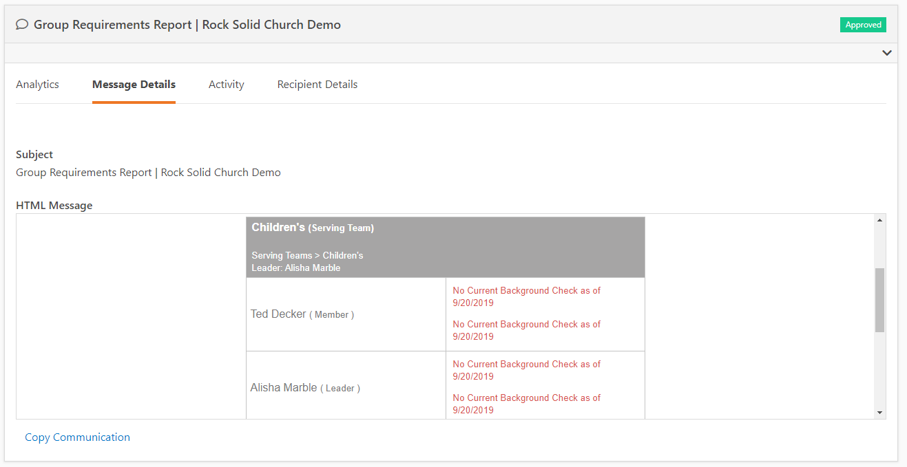 Group Requirement Notifications Issue · Issue #3913 · SparkDevNetwork/Rock · GitHub