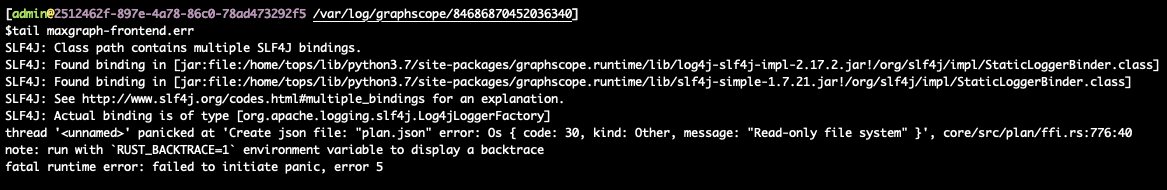 [BUG] Panicked at 'Create json file': 'plan.json' error: Read-only file system · Issue #1729 ...