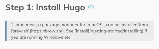 Documentation isn't rendering Markdown. · Issue #5829 · gohugoio/hugo · GitHub