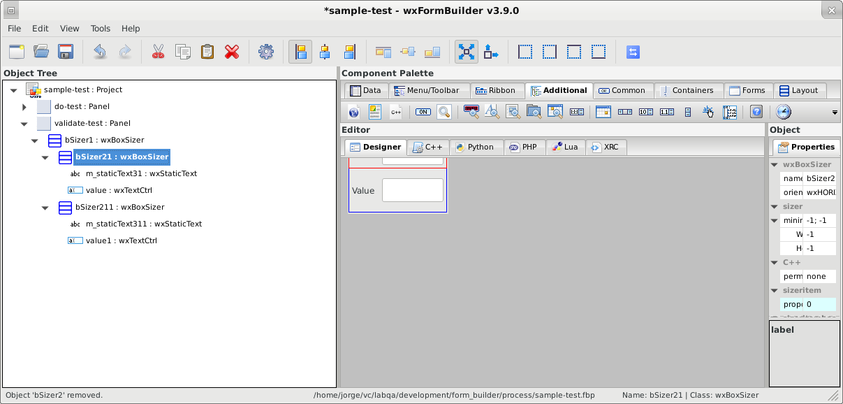 Designer crops top of Panel · Issue #498 · wxFormBuilder/wxFormBuilder · GitHub