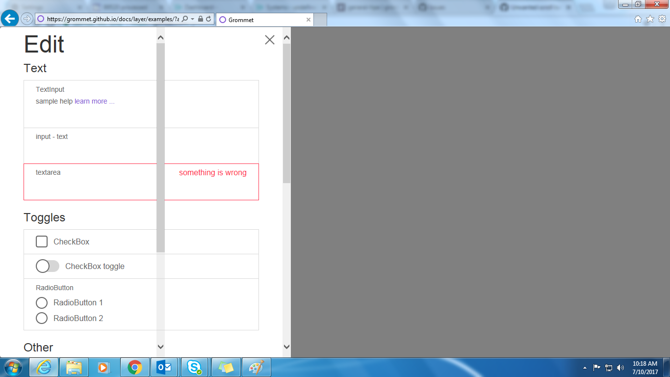 Unwanted scroll bar presence is observed when side layer is opened [IE Specific] · Issue #1410 ...
