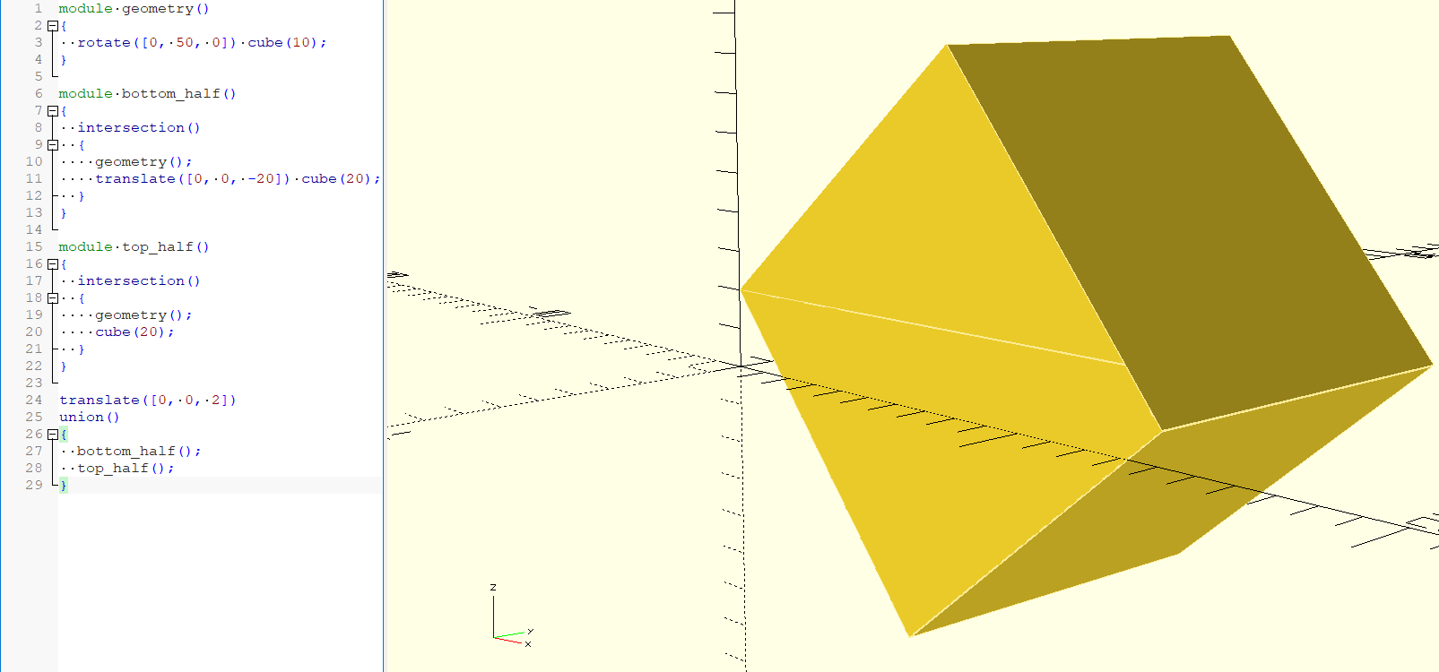 Feature suggestion: Fillet and chamfer · Issue #3447 · openscad/openscad · GitHub