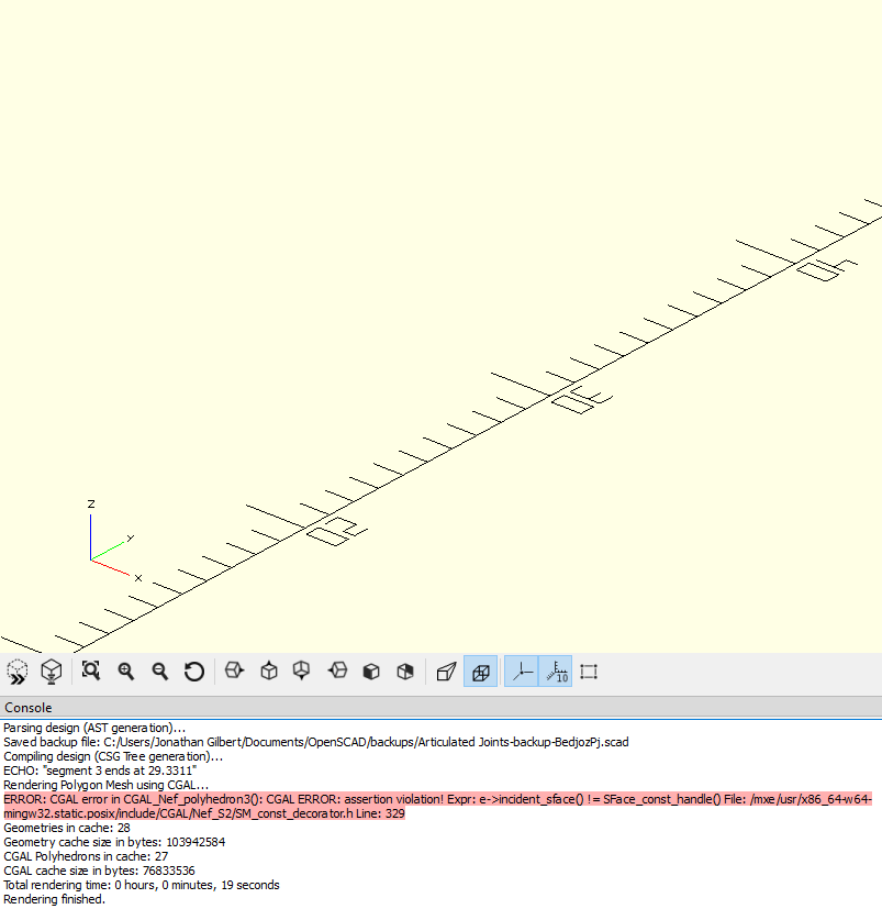 CGAL crashes while subtracting a generated mesh from an import, preview works fine · Issue #3467 ...