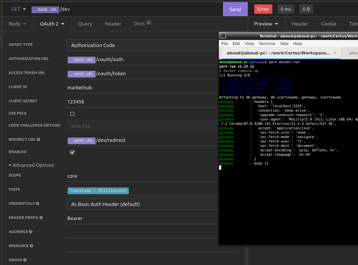 Unable to authenticate Confidential Client with OAuth2 · Issue #4479 · Kong/insomnia · GitHub