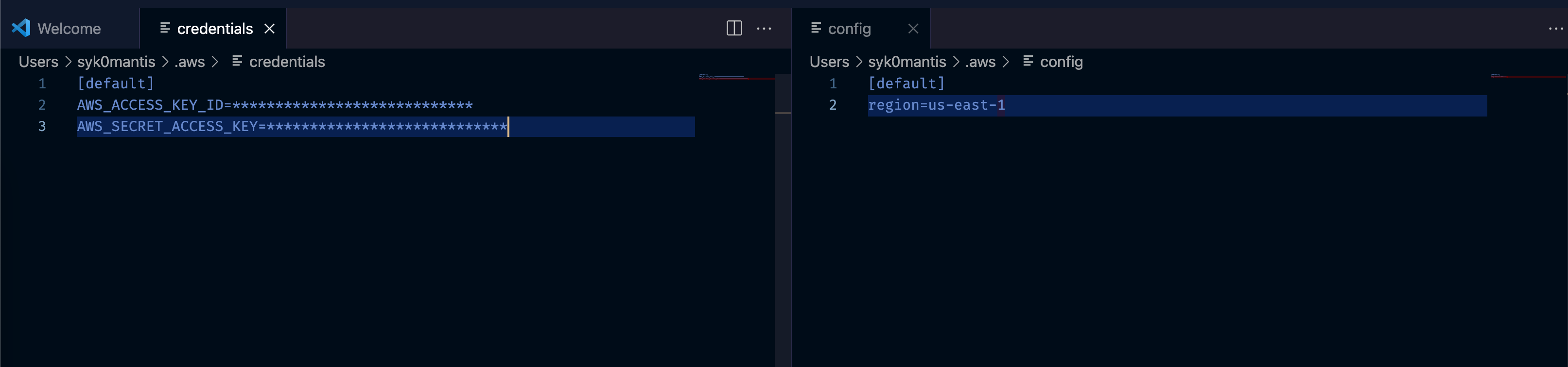 Credentials File Not Detected · Issue #1951 · aws/aws-toolkit-vscode · GitHub