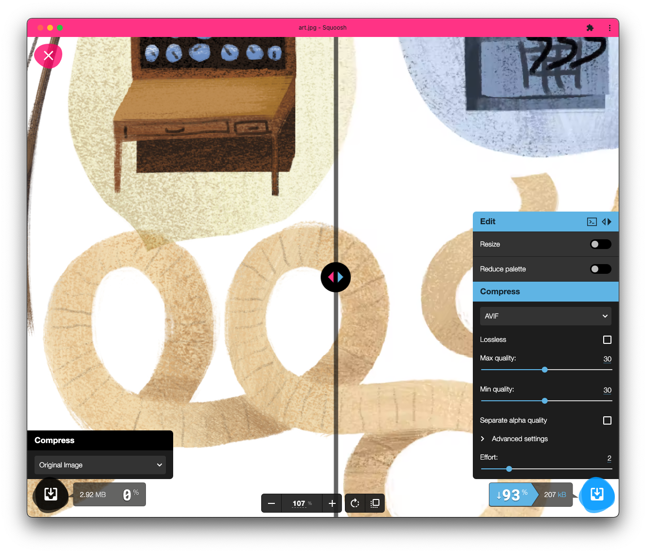 AVIF consistantly shifts colors · Issue #960 · GoogleChromeLabs/squoosh · GitHub
