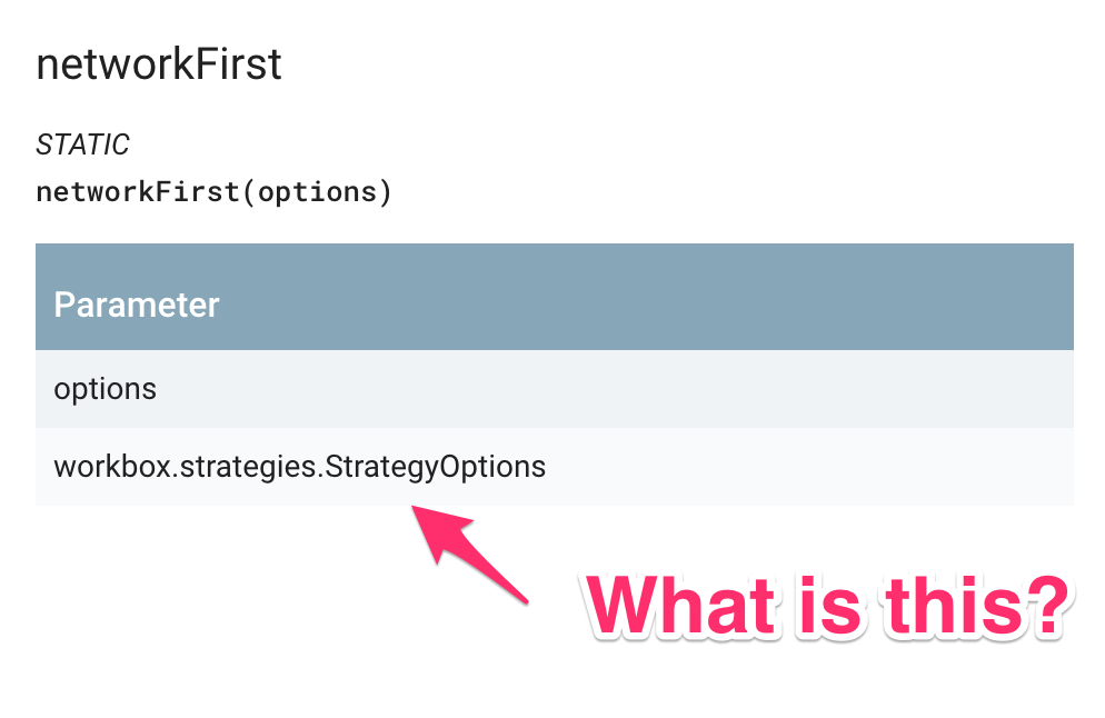 Documentation doesn’t tell me what strategy options are · Issue #1587 · GoogleChrome/workbox ...
