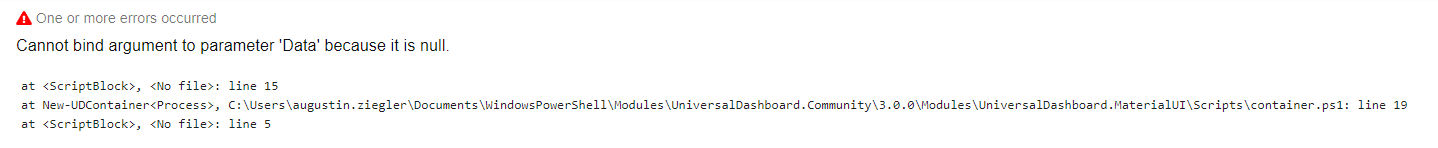 UDTable no data · Issue #1589 · ironmansoftware/universal-dashboard · GitHub