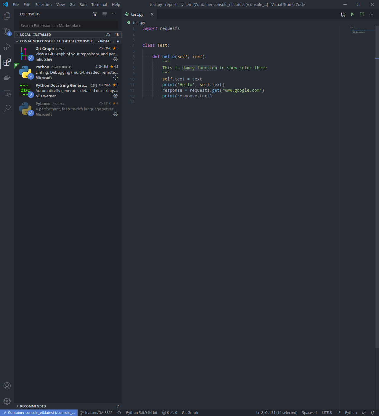 One Dark Pro theme changed with vscode version update · Issue #106486 ...