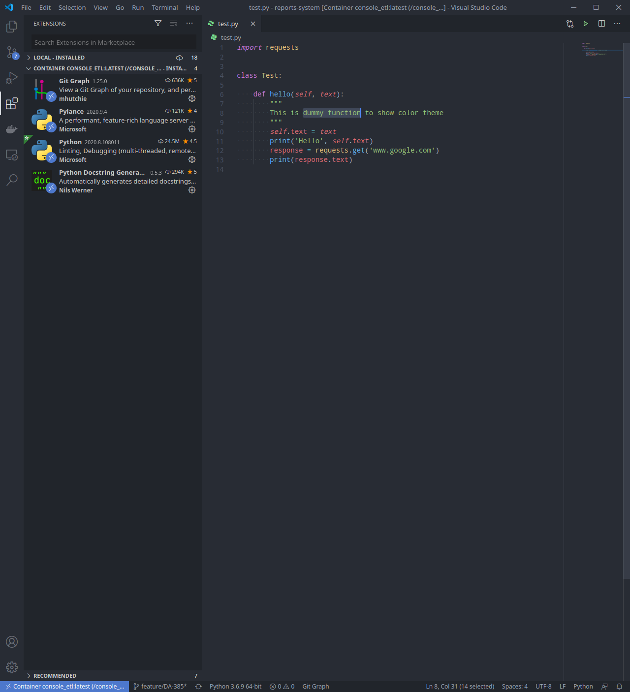 One Dark Pro theme changed with vscode version update · Issue #106486 ...
