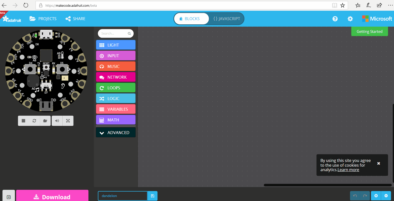 The documentation can't be opened in a new tab · Issue #277 · microsoft/pxt-adafruit · GitHub