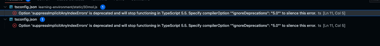 Chore `suppressimplicitanyindexerrors` Is Deprecated And Will Stop Functioning In Ts 55 8589