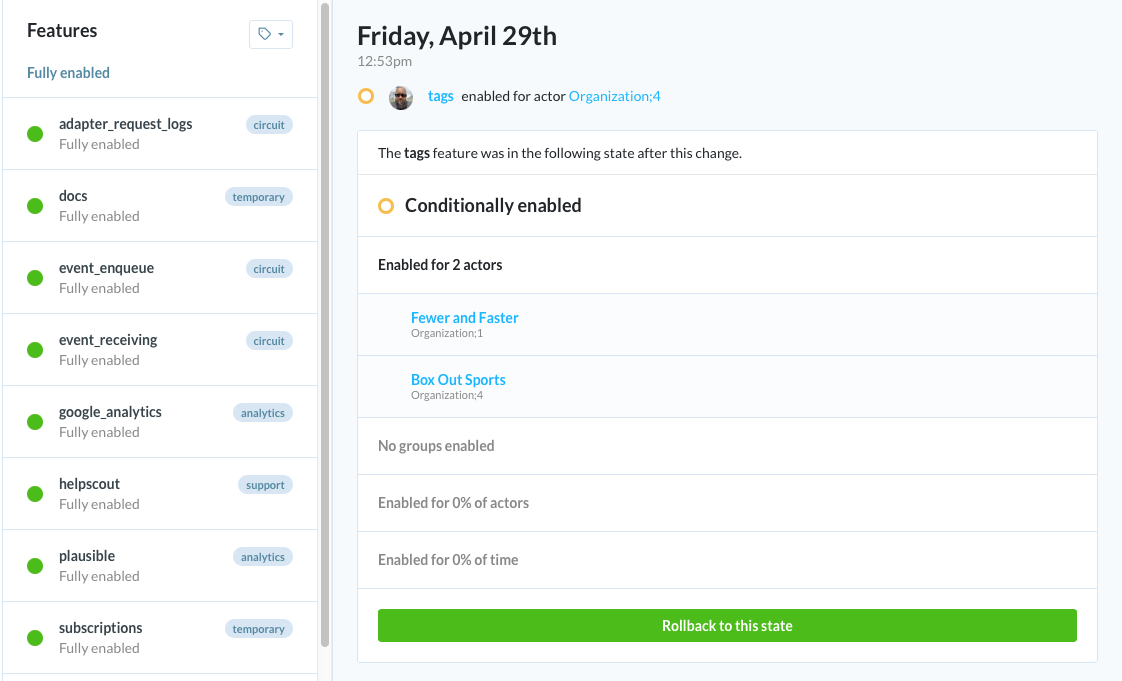 Keep current configuration when globally enabling a feature flag · Issue #632 · flippercloud ...