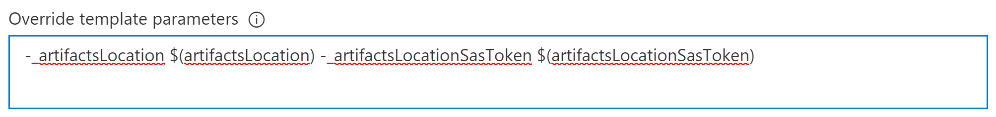 Override Template Parameters not working for securestring on V2 (not fixed yet) · Issue #7622 ...