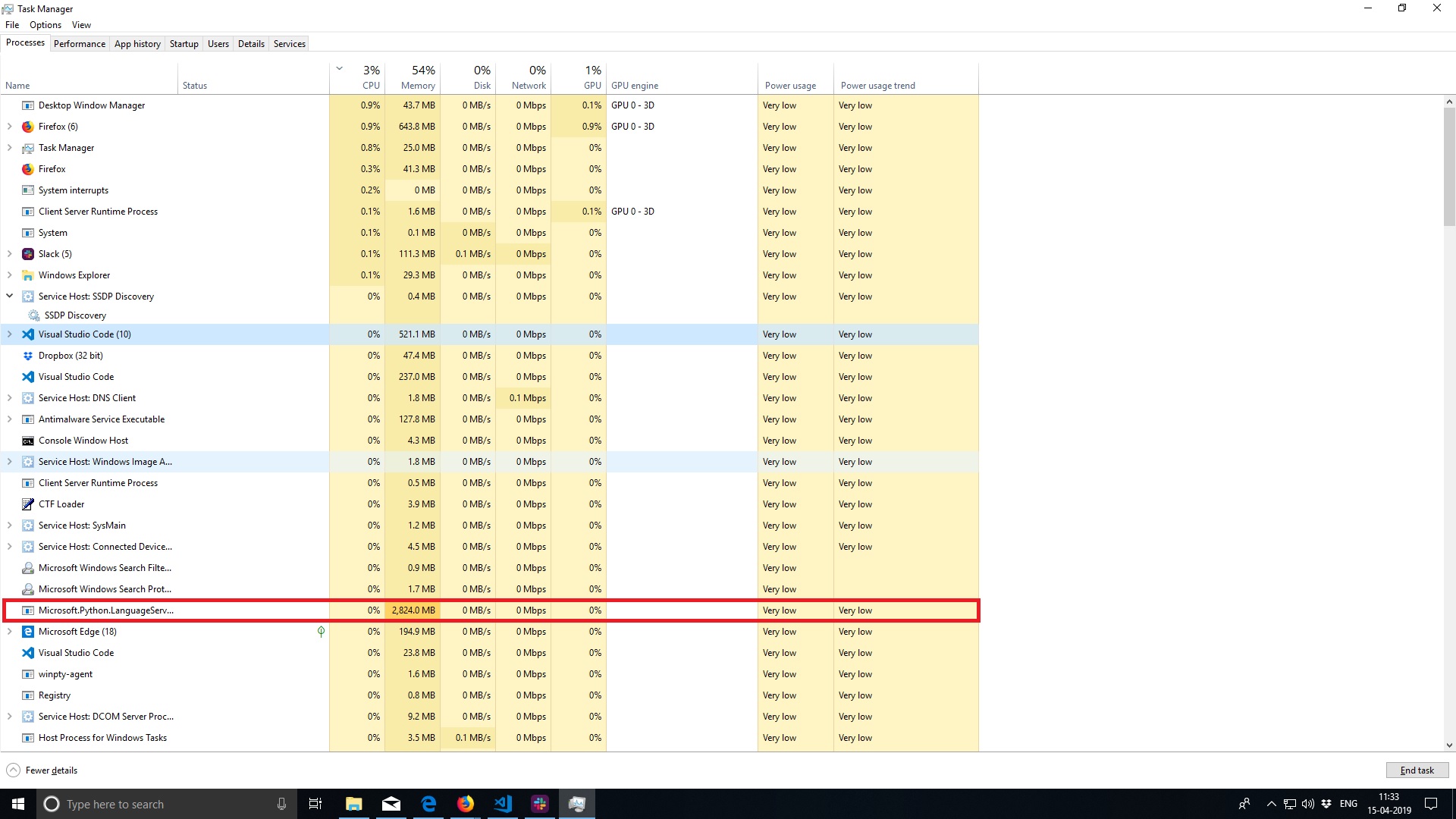 microsoft.python.language server Memory leak · Issue #72256 · microsoft ...