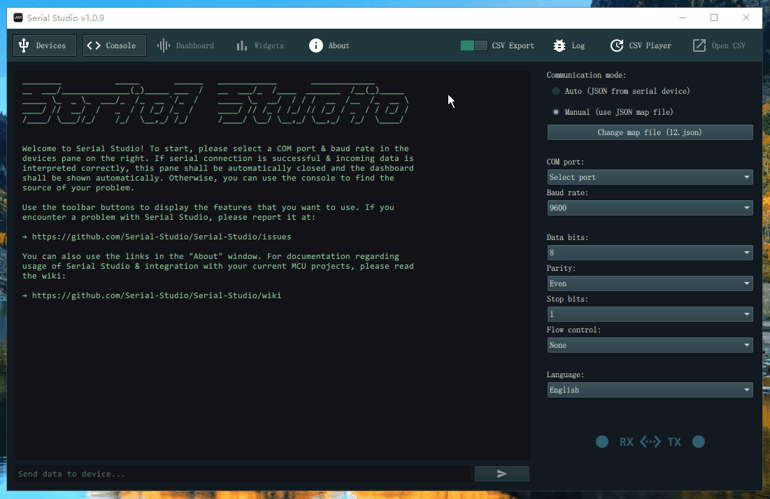 Display errors and quit unexpectedly · Issue #3 · Serial-Studio/Serial-Studio · GitHub