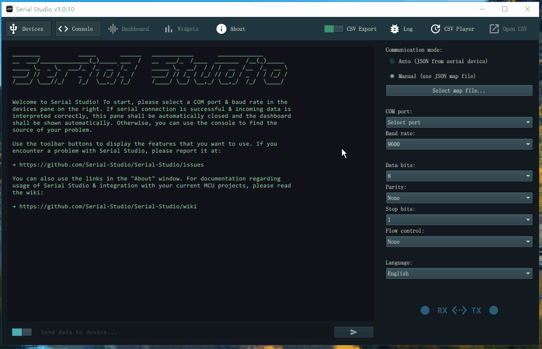 Display errors and quit unexpectedly · Issue #3 · Serial-Studio/Serial-Studio · GitHub