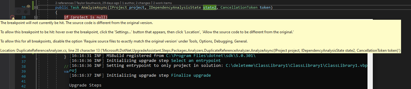 Upgrade Assistant Project Build Errors · Issue 633 · Dotnetupgrade