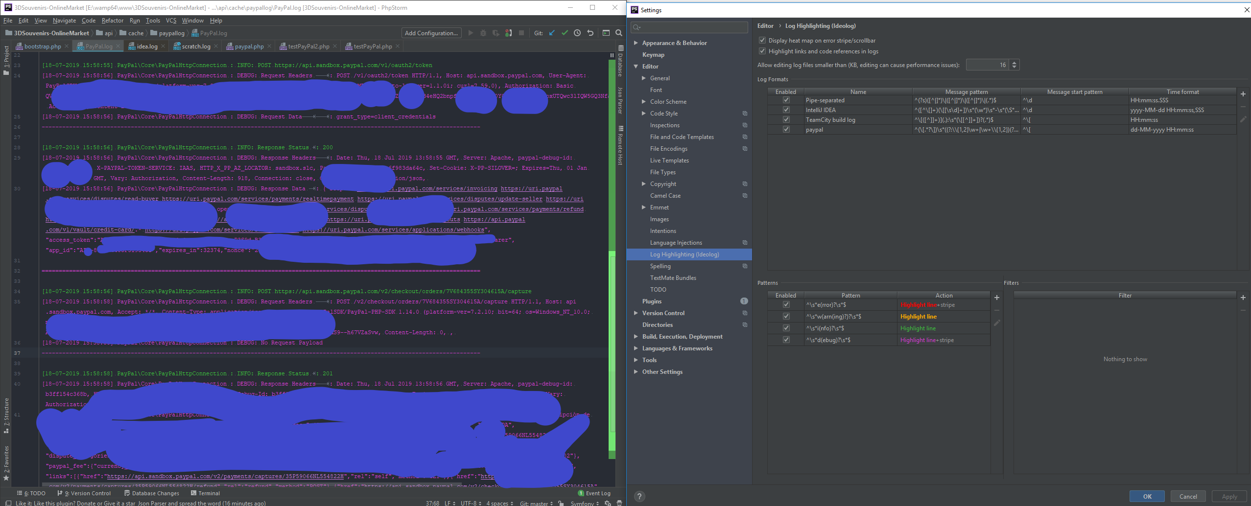 Green scrollbar background is way too distractive · Issue #10 · JetBrains/ideolog · GitHub