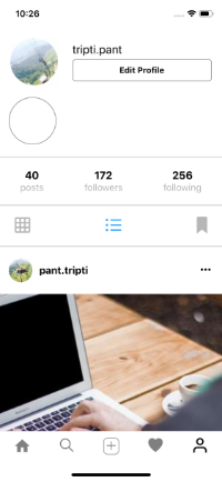 GitHub - TriptiPant01/InstagramClone: Clone of Instagram UI using React ...