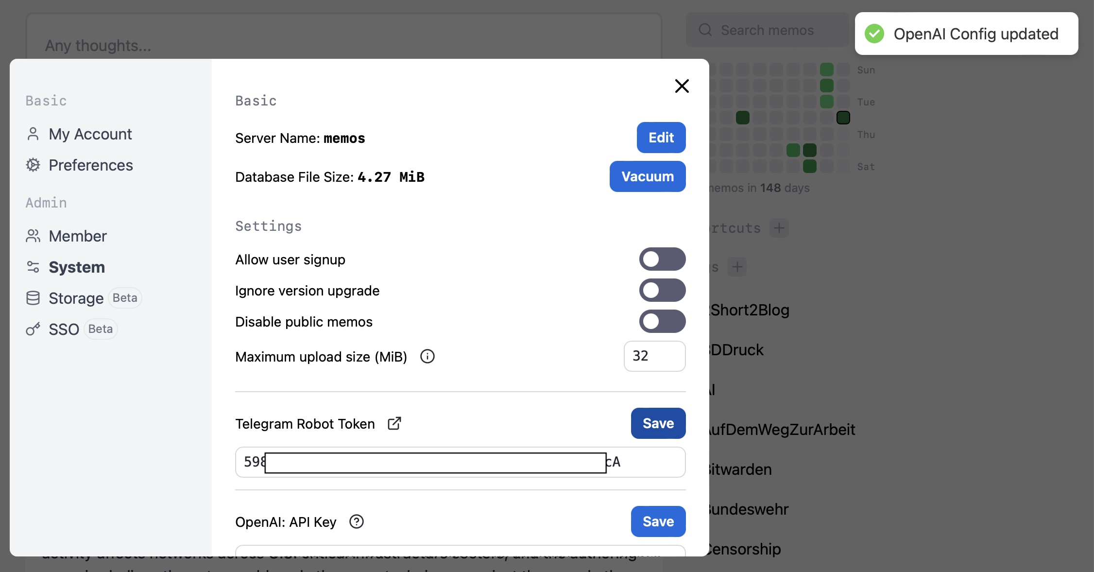 Wrong Toast message when saving Telegram Bot Token · Issue #1785 ...