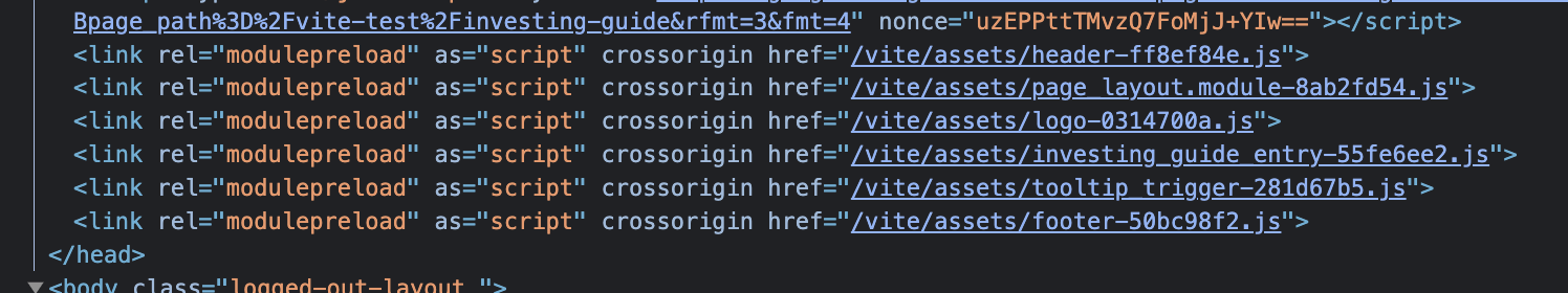 modulepreload links not setting correct `base` option defined in `vite.config.ts` · Issue #393 ...