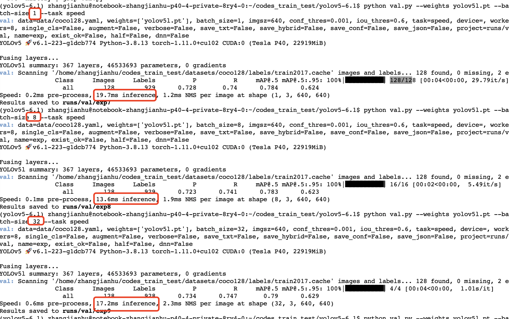 Reproducing Inference times · ultralytics yolov5 · Discussion #6751 ...
