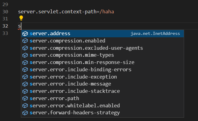 Code completion is not working for application.properties/application ...