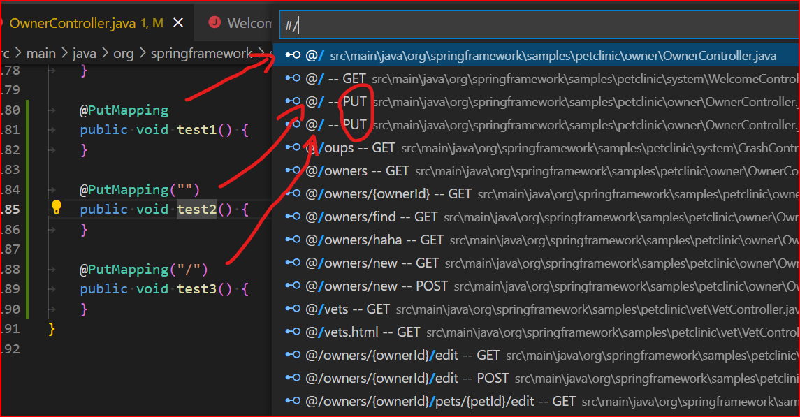 Putmapping Is Not Correctly Recognized In Endpoints View · Issue 180 · Microsoft Vscode Spring