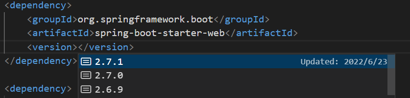 Version completion in pom.xml no longer works? · Issue #840 · microsoft ...