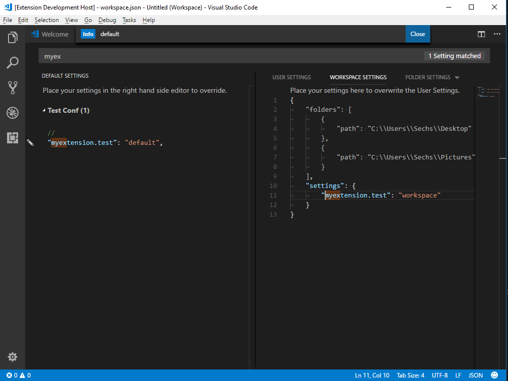 Adding Entry Into Workspace Settings Causes Chaos · Issue 40699 · Microsoftvscode · Github