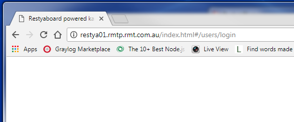 Failure of RESTYA to load Login page after script install · Issue #1824 · RestyaPlatform/board ...