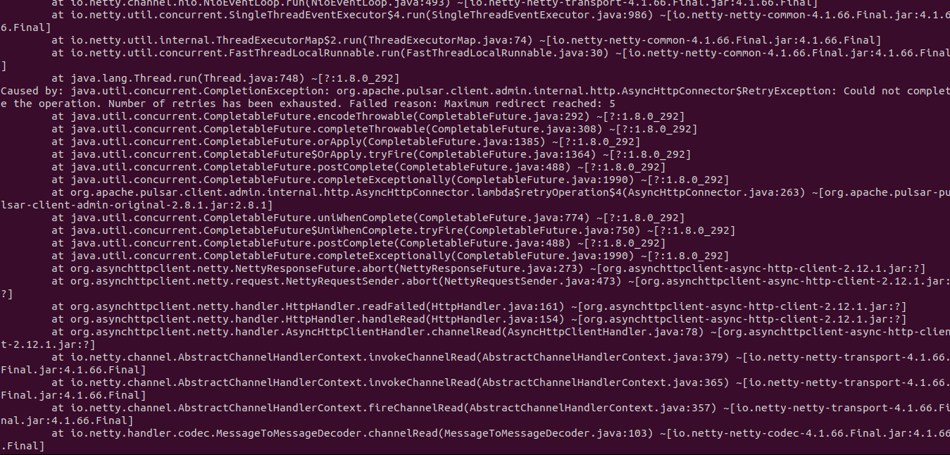 Pulsar does not run after the first time - standalone mode · Issue #13294 · apache/pulsar · GitHub