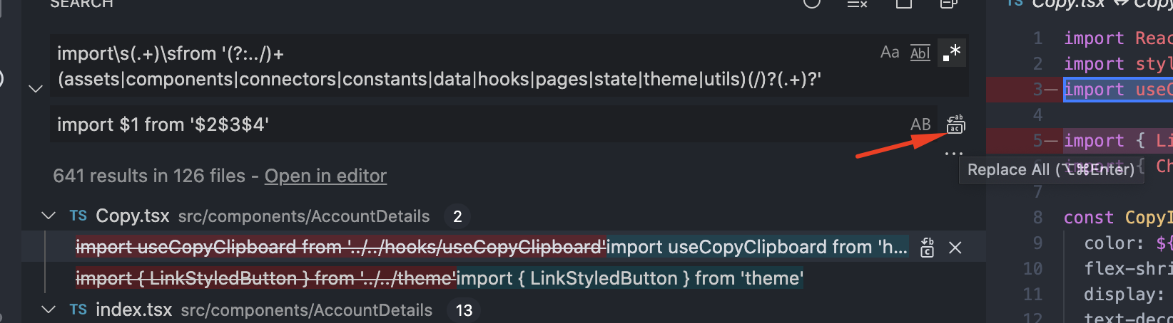 Simplify imports, by using absolute · Issue #1207 · Uniswap/interface · GitHub