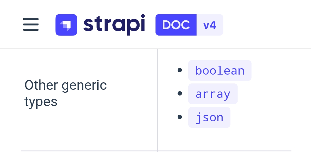 Custom Field Type Array Is Not A Valid Strapi Type Or It Cant Be Used With A Custom Field 