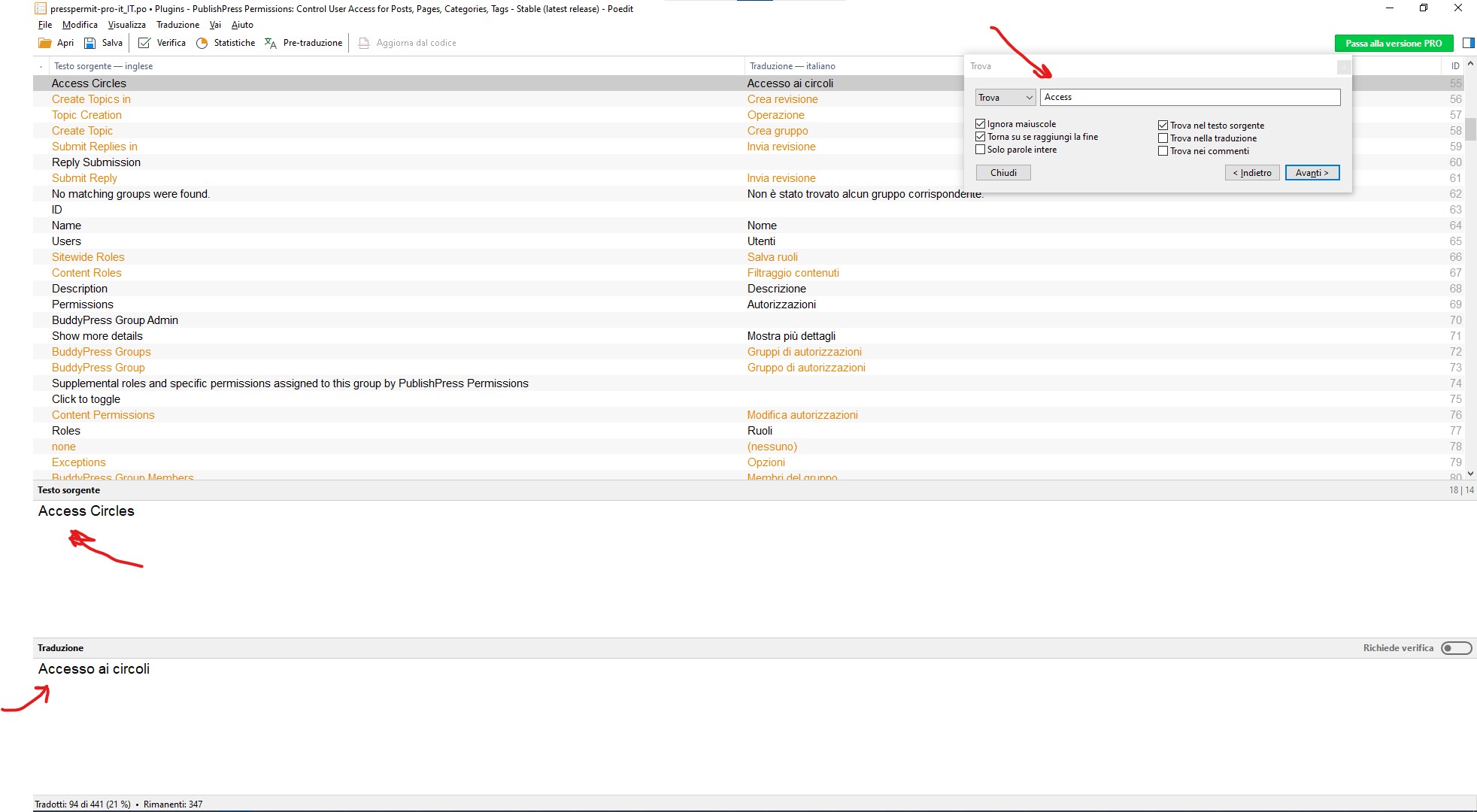 Pro: Permissions Pro language files are not applied · Issue #775 · publishpress/PublishPress ...