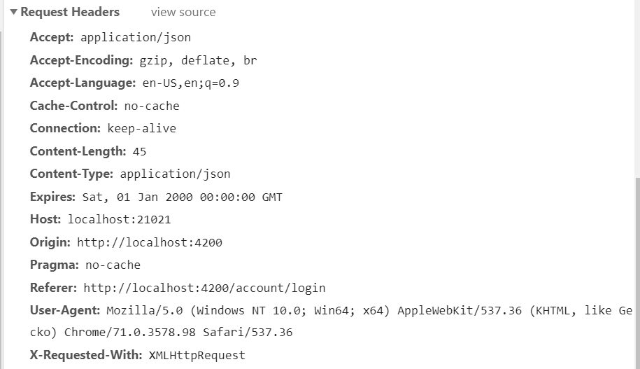 The UserNameOrEmailAddress field is required error when logging in when using proper credentials ...