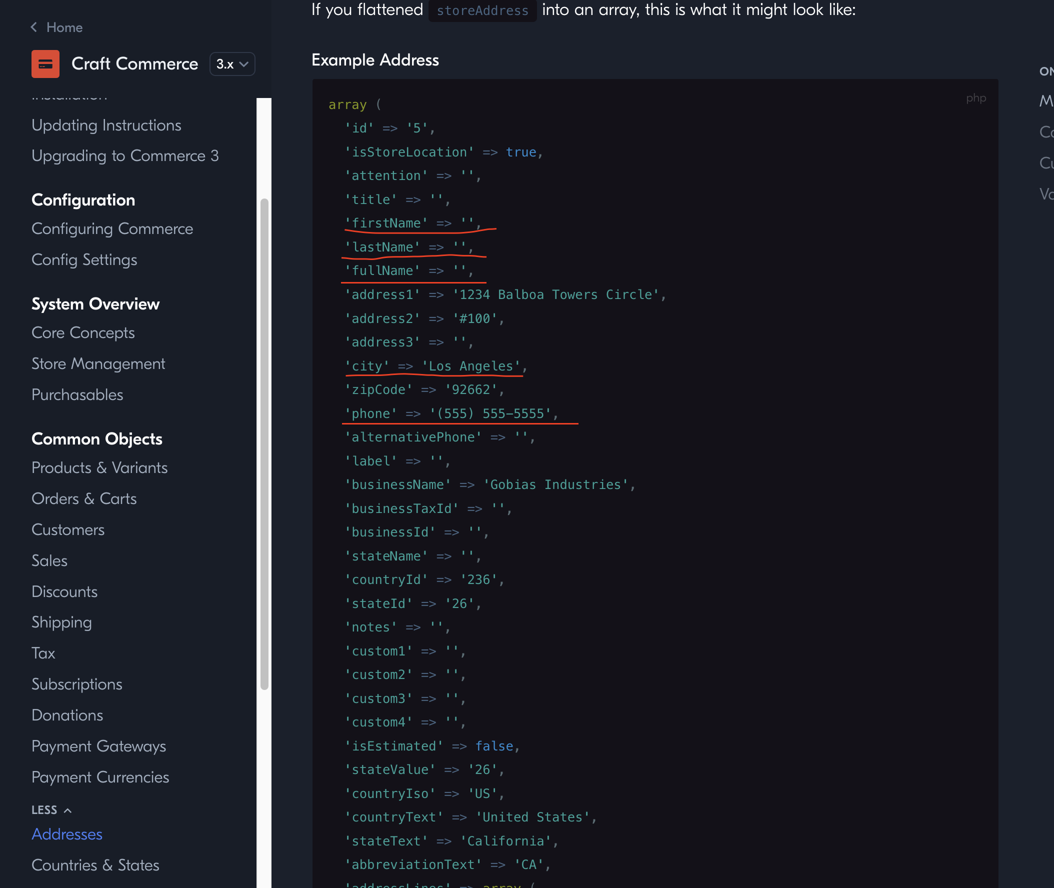 [4.x]: Unable to set several address fields from the frontend · Issue #2856 · craftcms/commerce ...