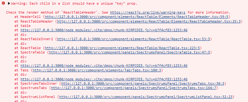 Missing react key in spectra table · Issue #1988 · cheminfo/nmrium · GitHub