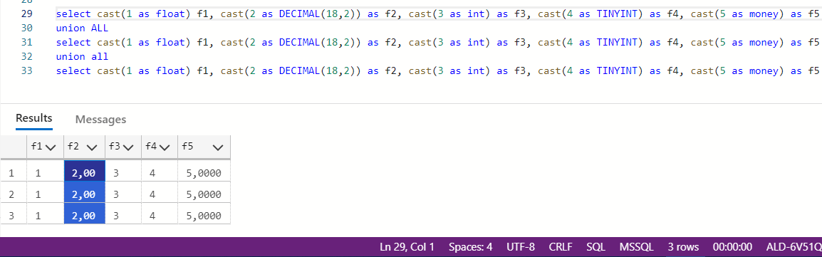 Item #512: feature doesn't work with decimal datatype · Issue #14868 · microsoft/azuredatastudio ...