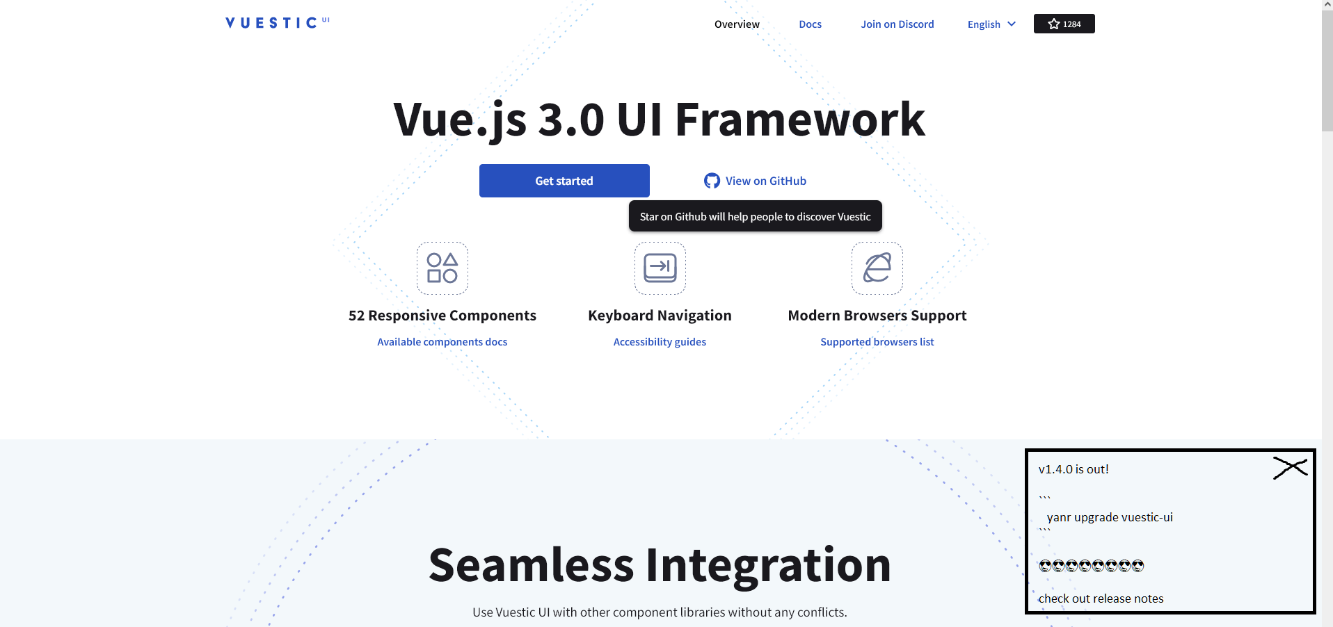 Release popup announcement · Issue #1799 · epicmaxco/vuestic-ui · GitHub