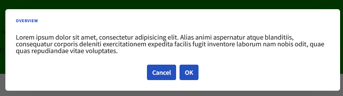 Modal cancel button mustn't be primary · Issue #2423 · epicmaxco ...