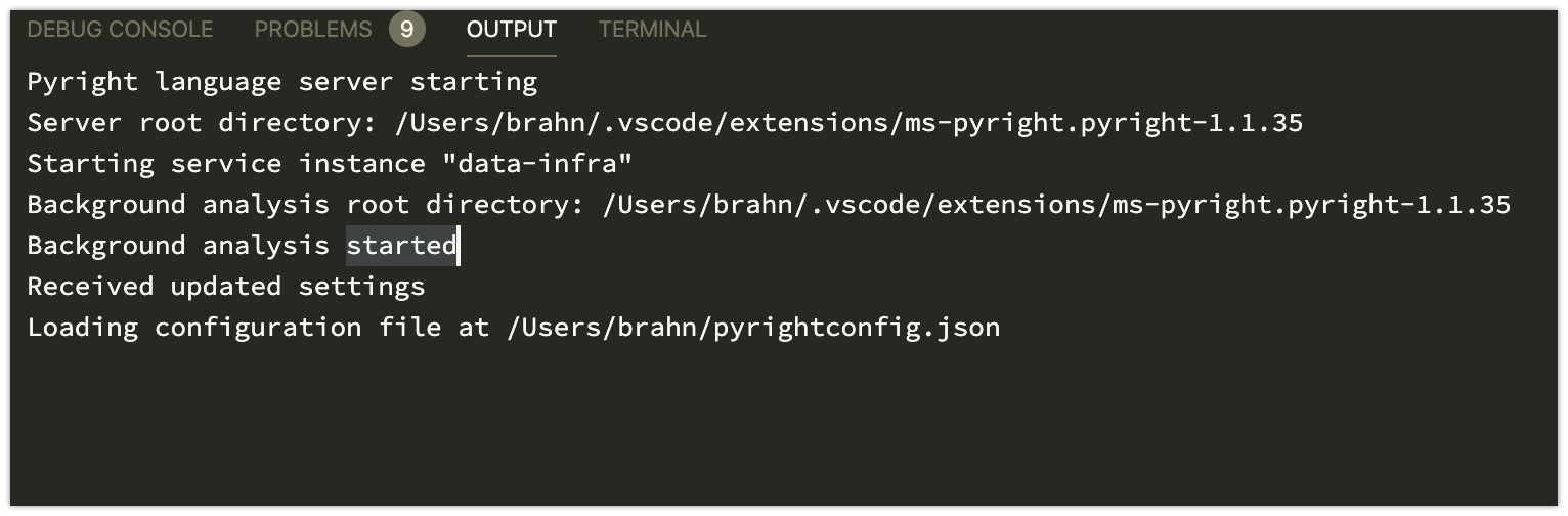 vscode extension not running - how to debug? · Issue #648 · microsoft/pyright · GitHub